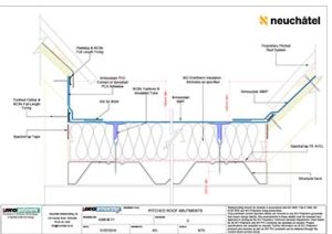 ASM-M-11 Mechanically Fastened Roofing Pitched Roof Abutments - Neuchâtel