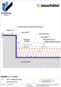 INV-009C Inverted Ballasted Roof System TYPICAL TRIMMED EDGE DETAIL ...